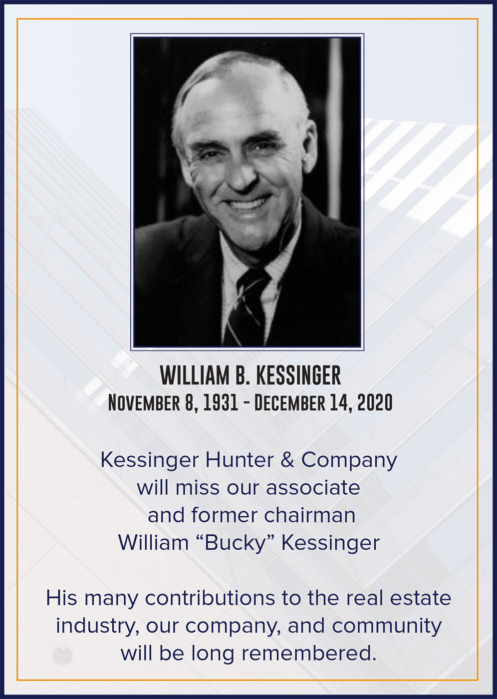 William B. Kessinger - Kessinger Hunter